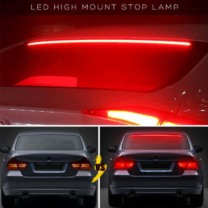 Car High Mount Brake Lights LED Tail Warning Strip Light Additional ...