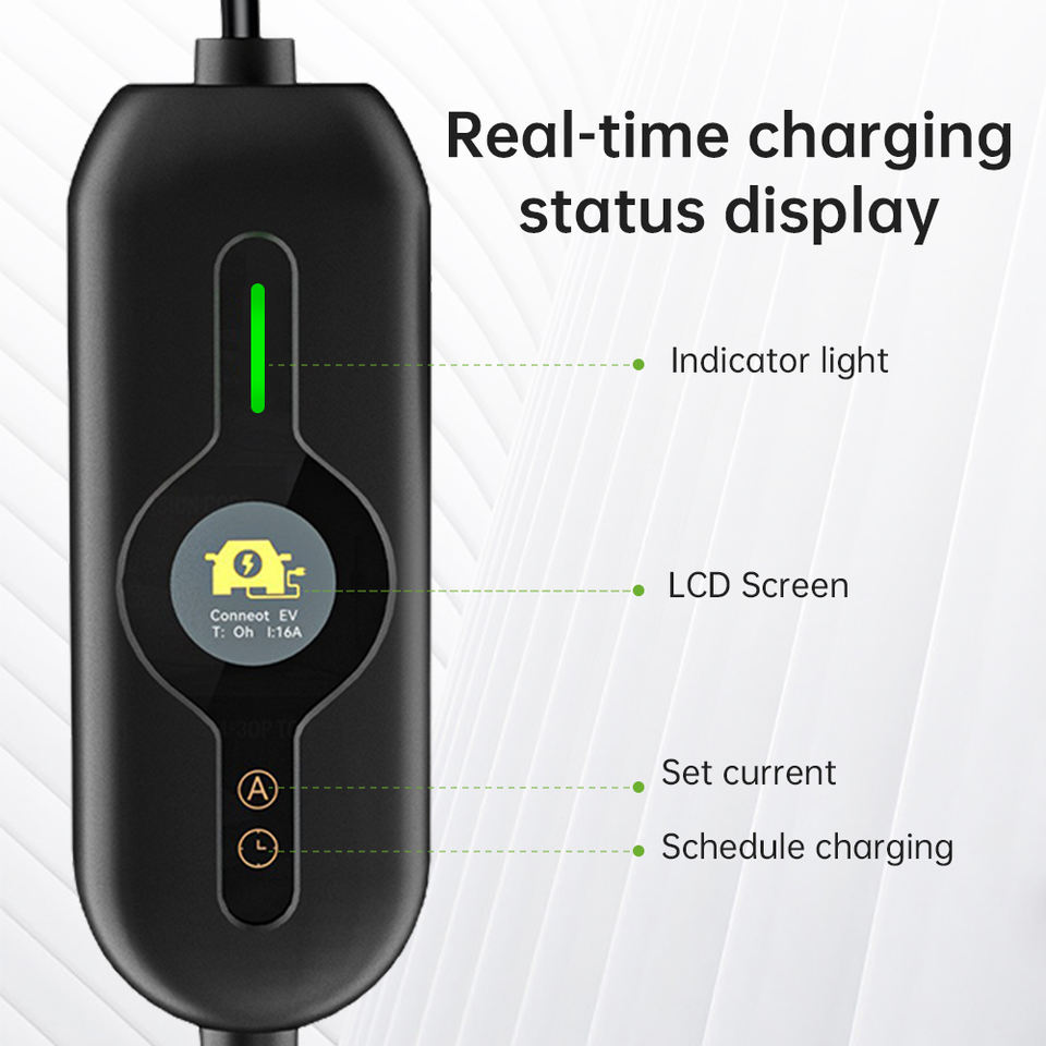 11kw EV Car Portable Charger NACS Te Sla Electric Vehicle Charging ...
