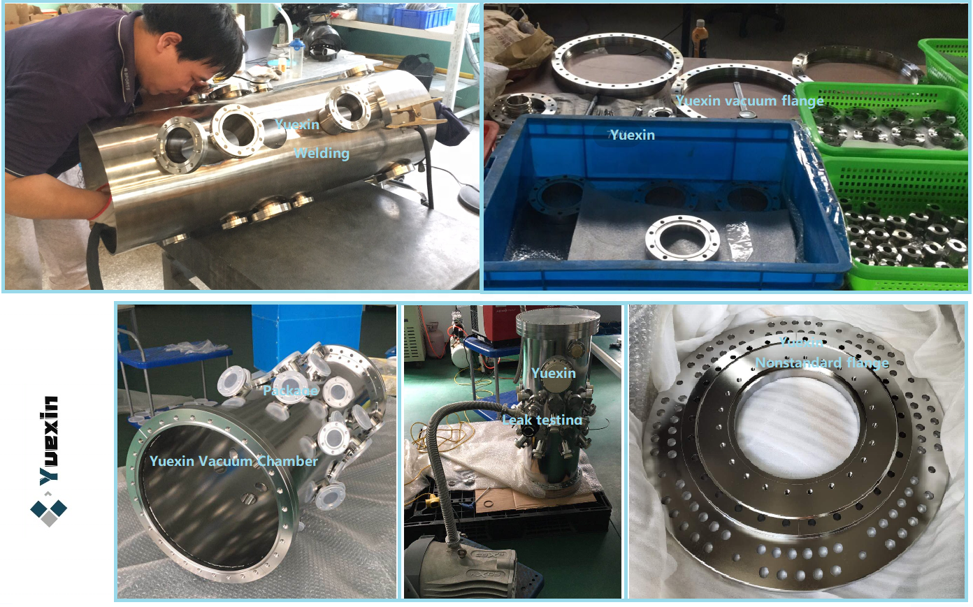 Ultra High Vacuum CF Flange Stainless Steel 316L 316 304 Rotating or ...