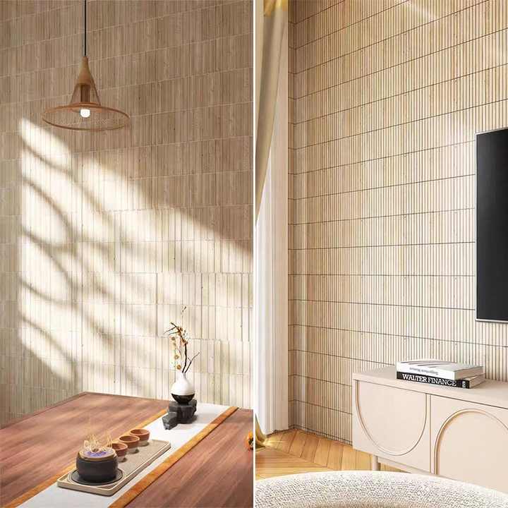 Natural Travertine Marble Mosaic Tiles for Interior Design