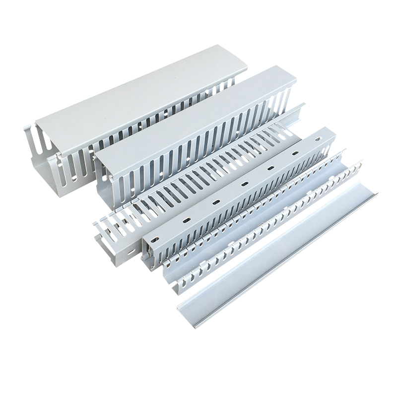 Line card row industrial wiring 30*35mm gray plastic cable slot ...