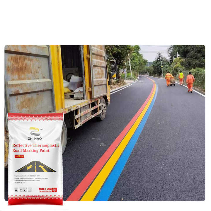 Factory Wholesale Price City Road Marking Paint Road Line Powder ...