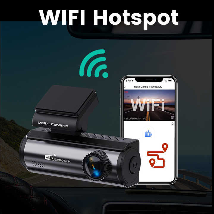 4K Dual Lens Mini Dash Camera Has Wifi Gps Fit Max 256g Card Night ...