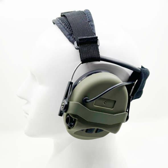 Tactical Hearing Protection Neckband Electronic Earmuffs Shooting Noise ...