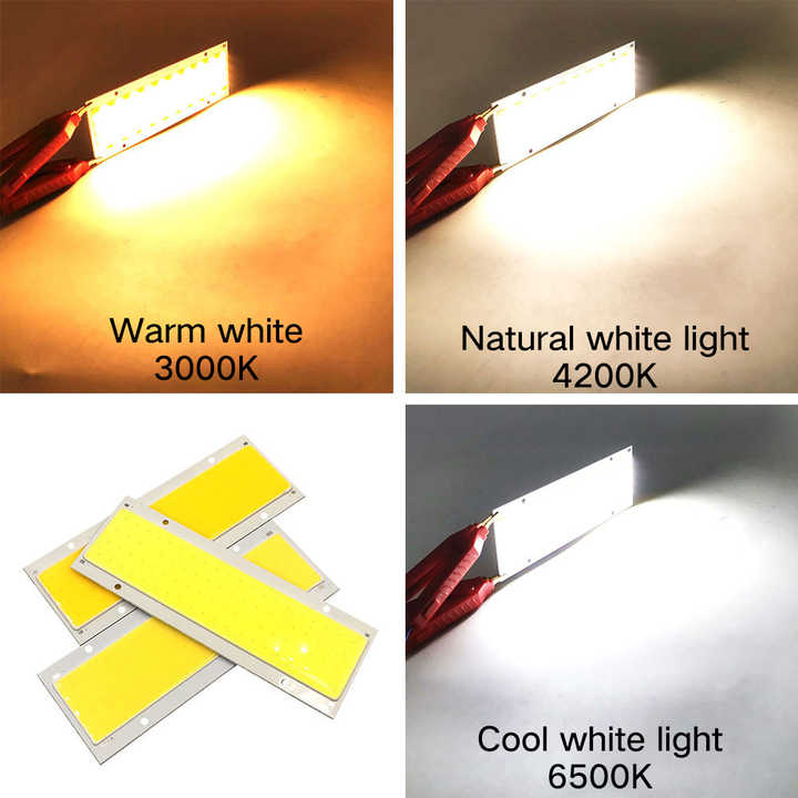 140x50mm COB Light Board LED Surface Light 20w Red Blue White Outdoor ...