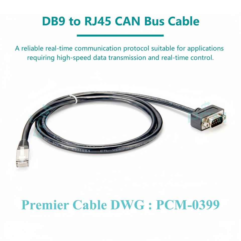 CAN Adapter Cable RJ45 to D-Sub 9 Pin, DB9 to RJ45 Ethernet Connector ...