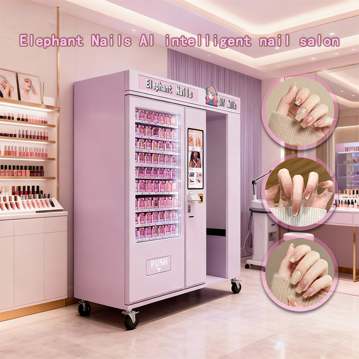 Press on Nail Vending Machine Customizing Printing Manicure Vending ...