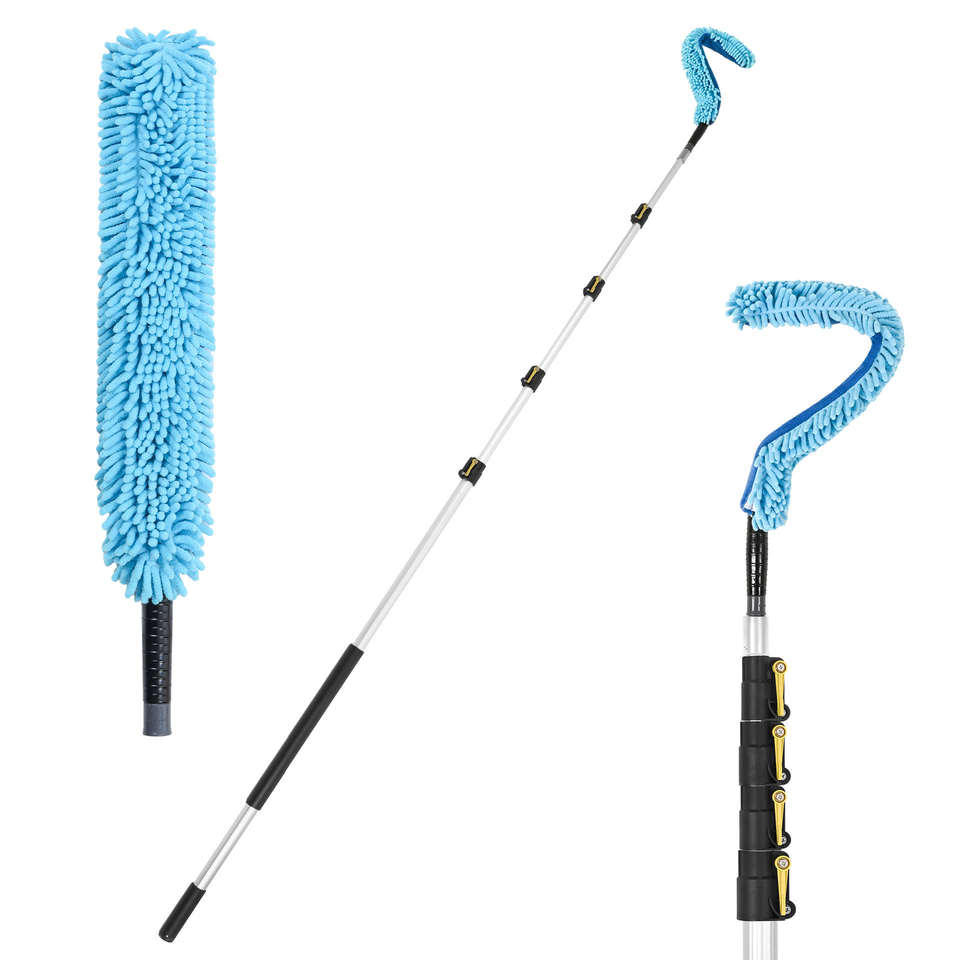 Household Bendable Feather Duster Dust Removal Microfiber PP Non ...