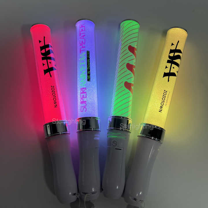 Customizable LED Light Sticks for Events and Concerts