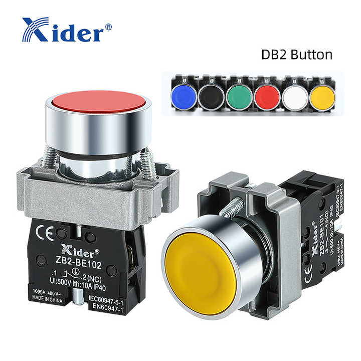 DB2-BA42/XB2-BA42 Flush Metal Spring Return Push Button Switch| Alibaba.com