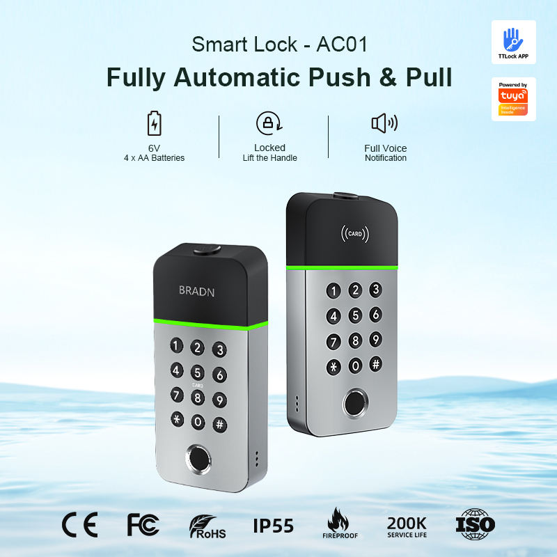 Liliwise Waterproof Outdoor Code Smart Lock Rfid Keypad Access Control System Smart Door Lock ...