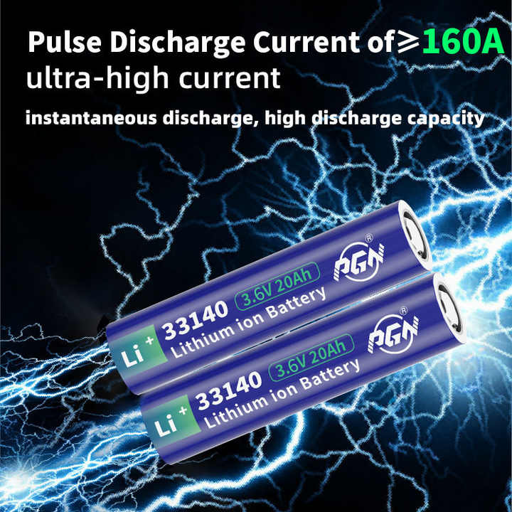 33140 Deep Dycle 20Ah Rechargeable Battery Lithium 3.6V 25Ah 33140 for ...