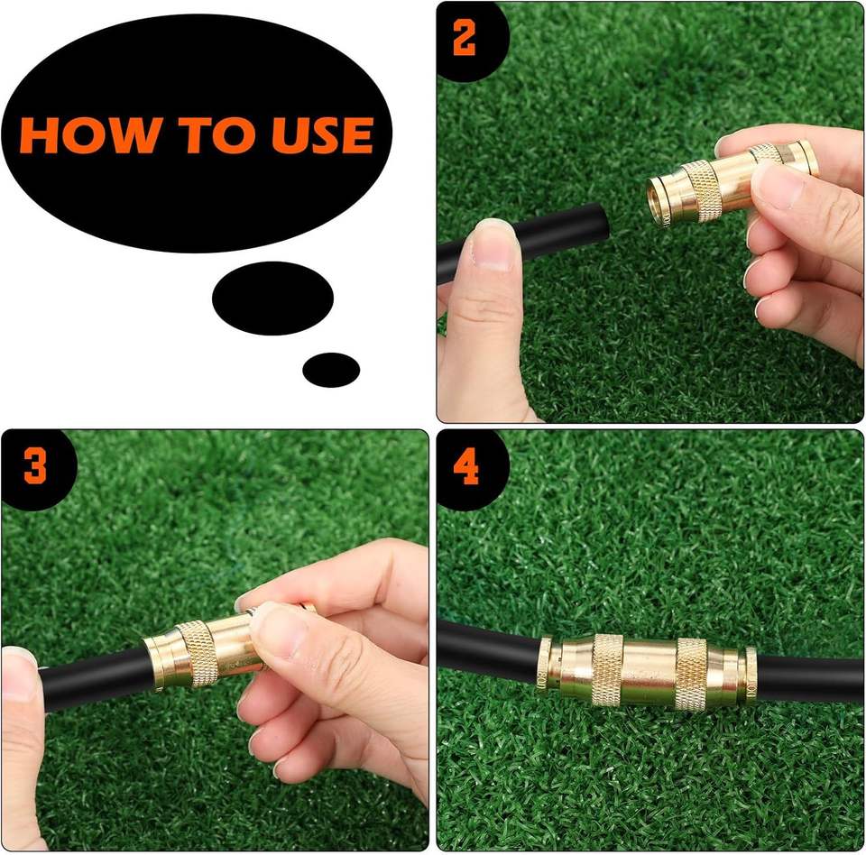 DOT SAE Adaptor Brass Fittings Smooth Surface Air Brake Push-to-Connect ...