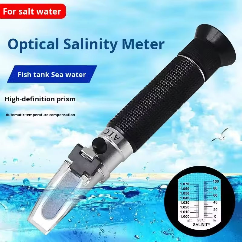 Marine Aquaculture Salinity Meter Seawater Testing Density ATCHandheld ...