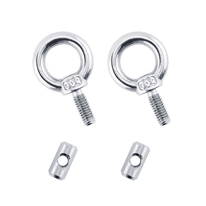 Stainless Steel Lifting Eye Nut Fastener Front Tent Stopper Track Mount ...