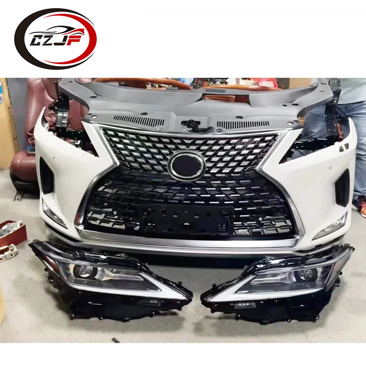 CZJF Headlight Grill Body Kit Front Bumper Kit for Lexus RX RX350 2009 ...
