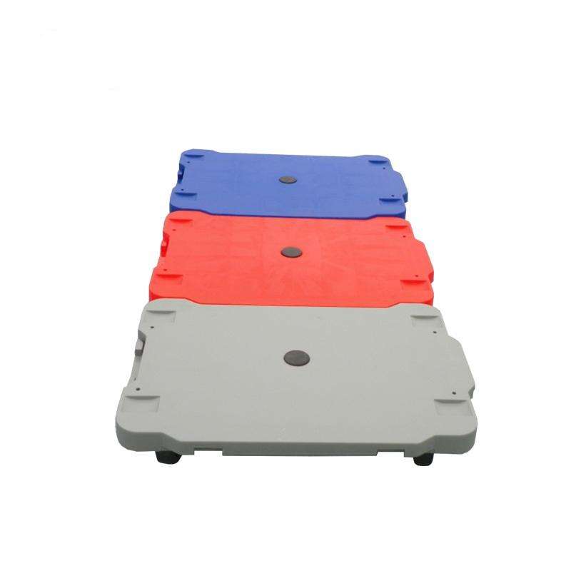 220lb Loads Four-Wheel Portable Plastic Interlocking Moving Dolly ...