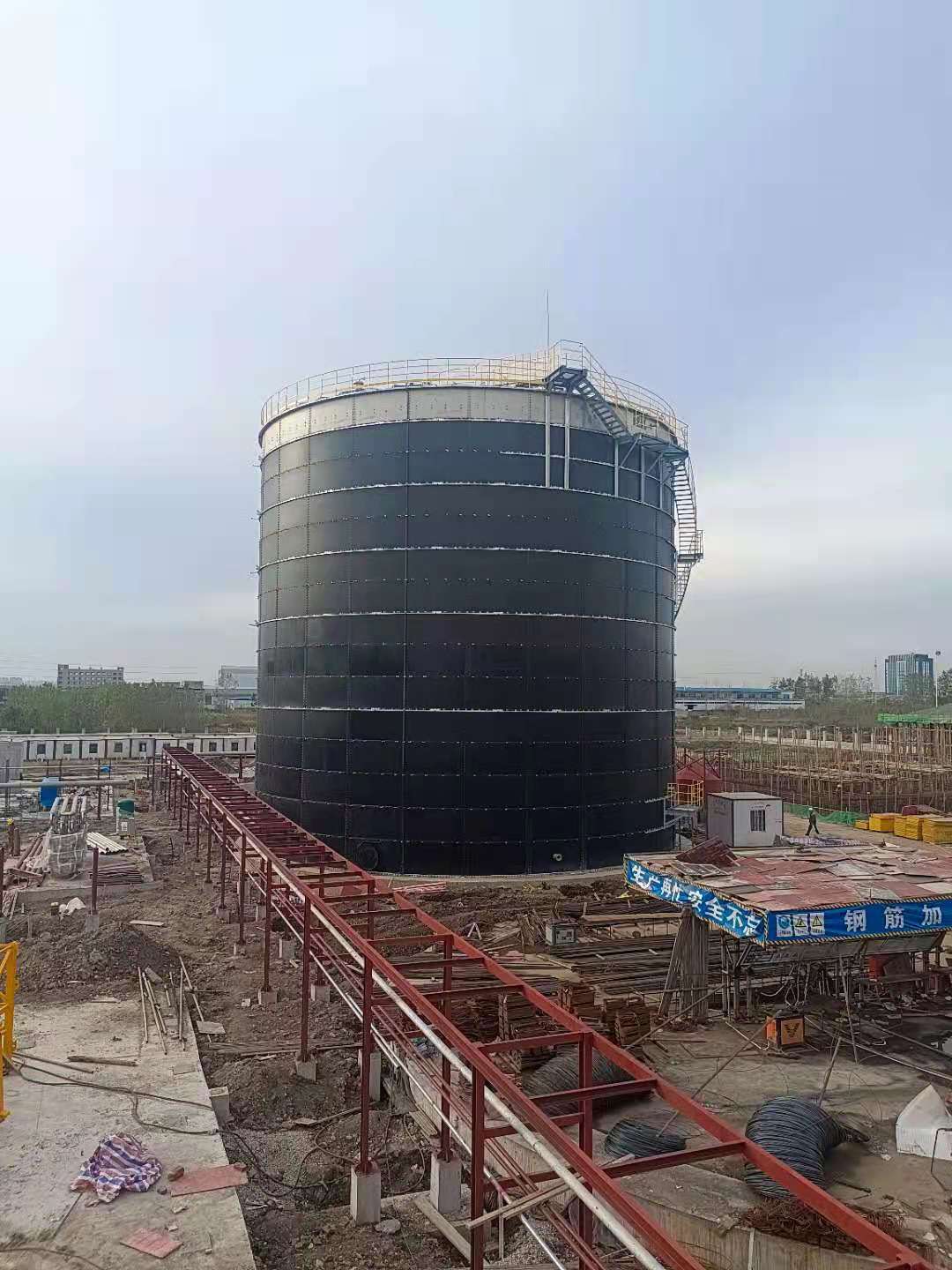 Verified Supplier Anaerobic Digestion Tanks Enamel Steel Tank Design ...