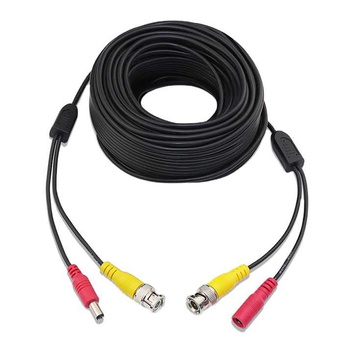 Siamese Coaxial Cable 5m 10m 20m 30m 50m Cctv Coaxial Video And Power ...