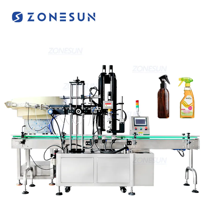 ZONESUN ZS-XG445 Automatic Screw Servo Trigger Spray Bottle Capping ...