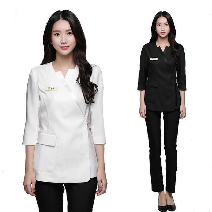 Ladies Beauty SPA Salon Uniform - Elegant Beautician Outfit