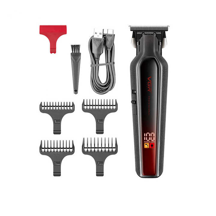 VGR V-930 Salon Professional Hair Trimmer Cordless Hair Clippers for Men Hair Cutting Machine ...