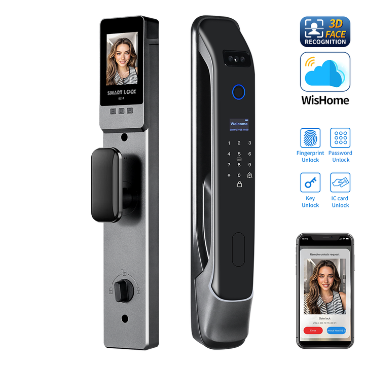Smart Door Lock with 3D Face Recognition - Secure & Convenient