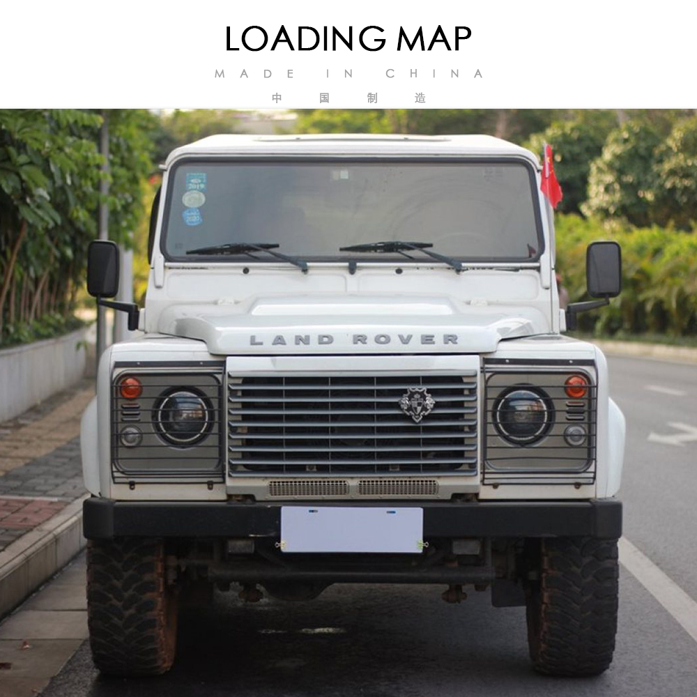 Defender Fog Light Covers Front & Rear Fog Light Covers For Land Rover ...