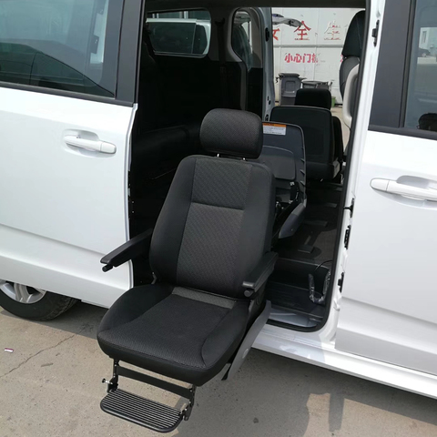Car mobile chair for docking with wheelchairs,allowing passengers to ...