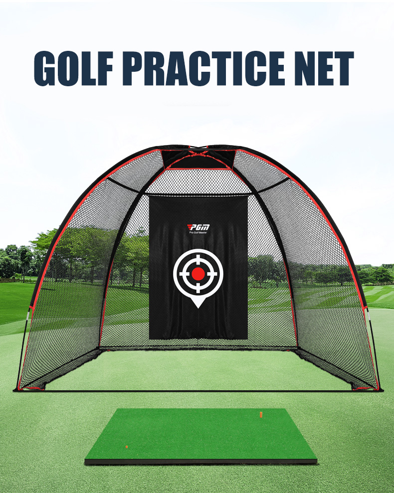 PGM LXW026 golf tent practice net indoor and outdoor chipping folding ...