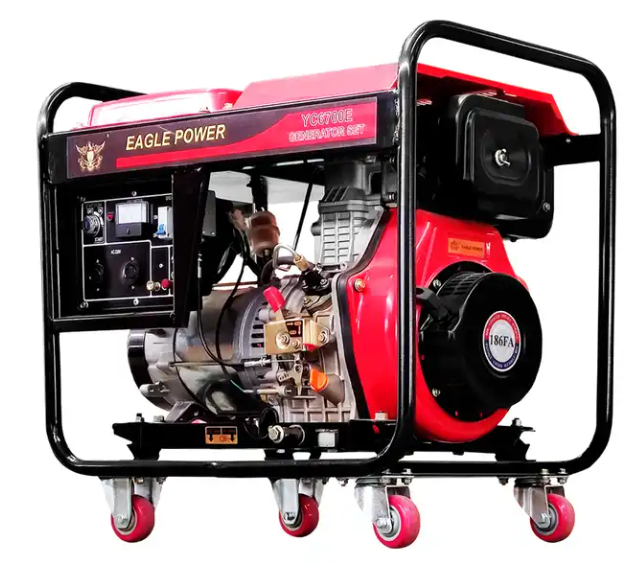 2025 Air Cooled 178F Diesel Engine 3KW Open Frame Diesel Generator Easy ...