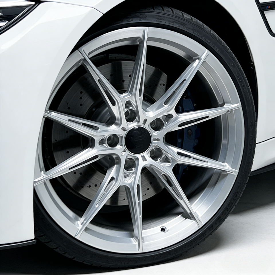 Bku Forged 5x112 Wheels Concave Design Brushed Silver 18 19 20 21 Inch ...