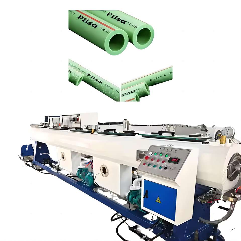 20-63mm HDPE PE PP PPR Single Screw Pipe Extrusion Machine Production ...