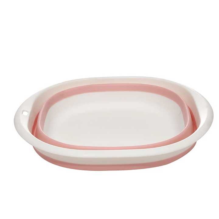 Portable Square Folding Plastic Basin Container for Fruit Wash Baby ...