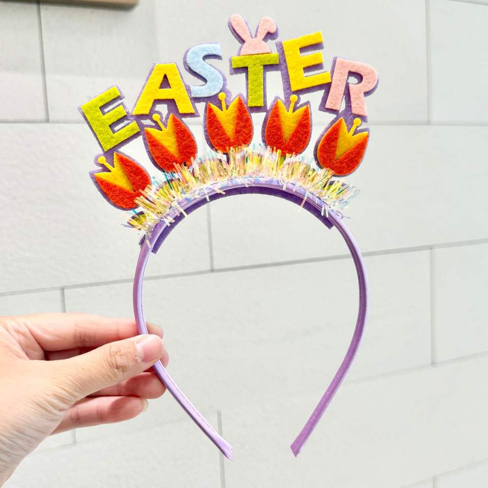 Linda Cross Border Easter Hair Hoop Rabbit Chick Easter Egg Headpiece ...