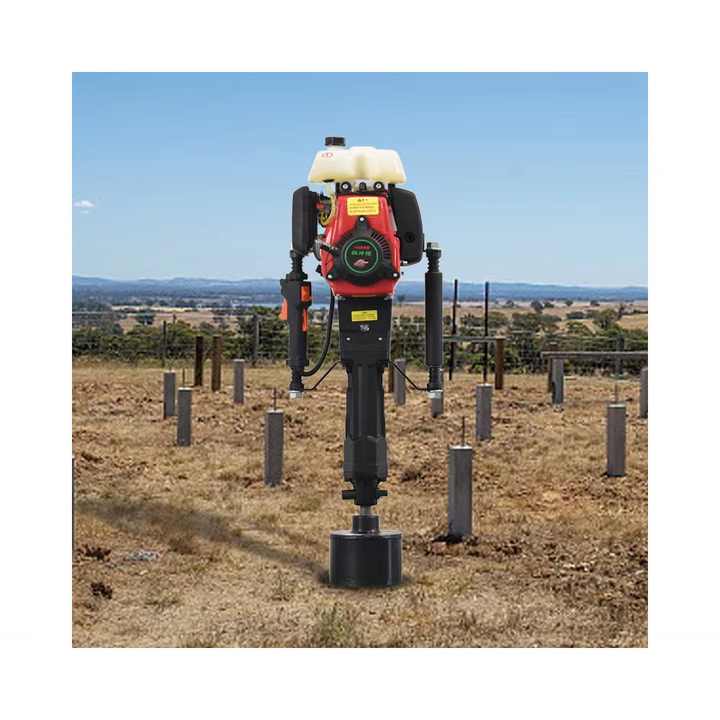 For Guardrail Post Installation, Portable Gas-Powered Driver Fence Pile ...
