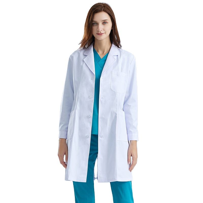 Custom Hospital Uniforms - Durable & Fluid-Repellent Lab Coats