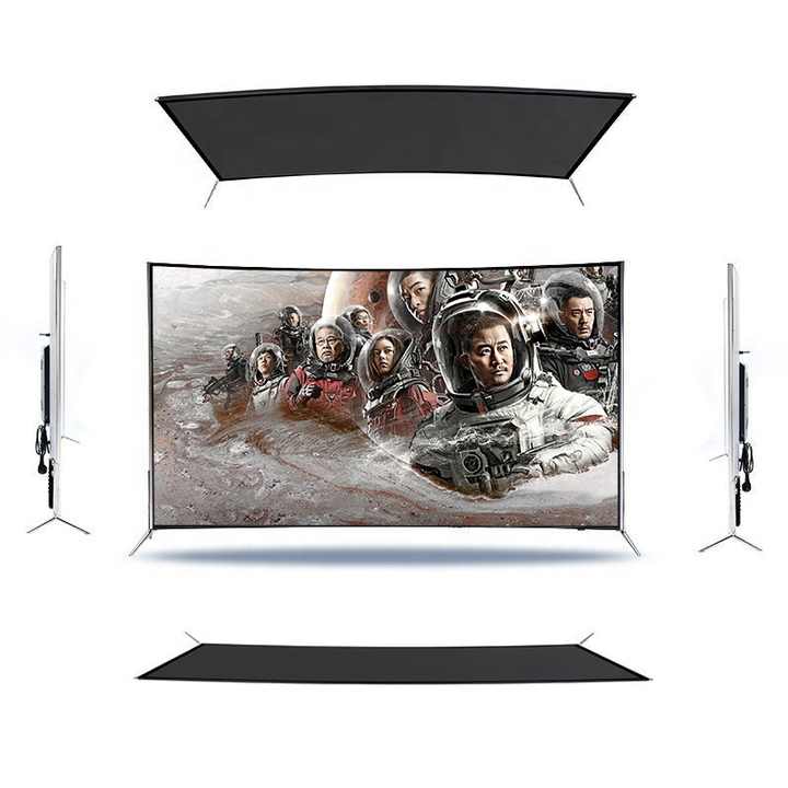55 Inch Curved Smart TV - 4K Ultra HD LED Television