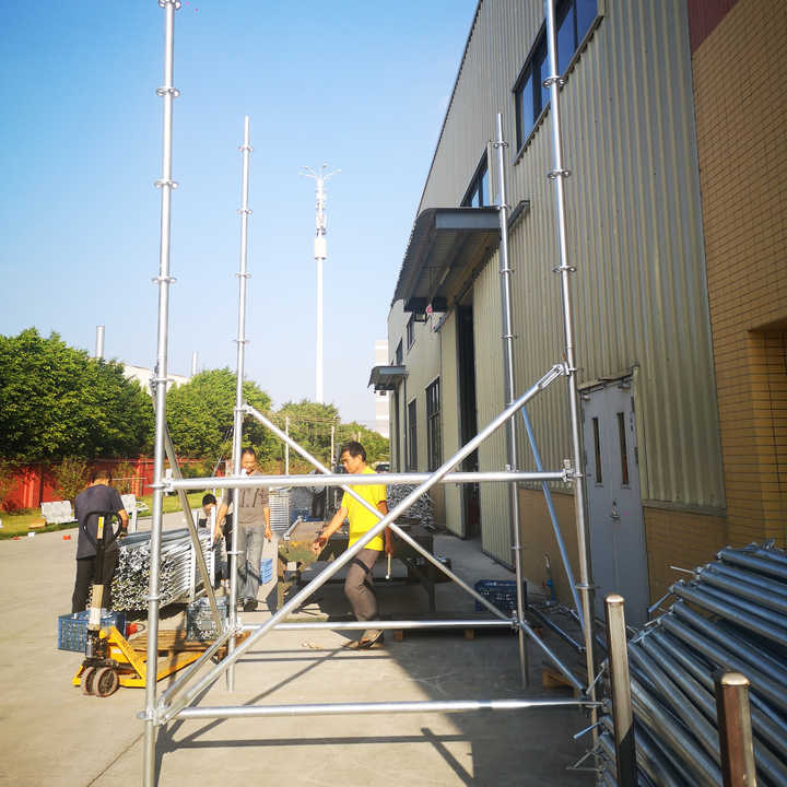 Hot-dip Galvanizing Scaffolding Events Layher Truss/LED Screen Layher ...
