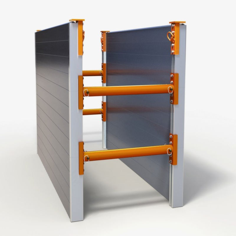 Aluminum Trench Vertical Shoring Boxes Shields - Safety & Durable