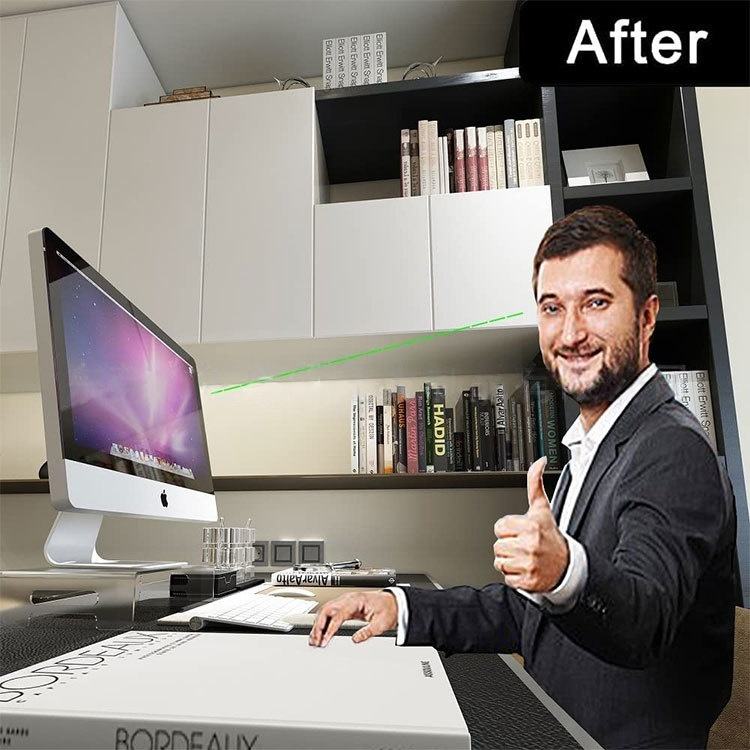 Modern Transparent Acrylic Computer Monitor Stand Light-luxury ...
