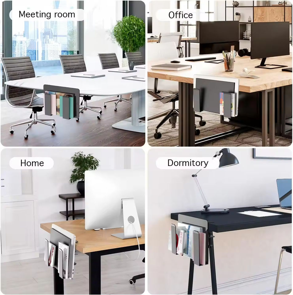Desk Side Storage - under Desk Solution with Magnetic Pen Holder