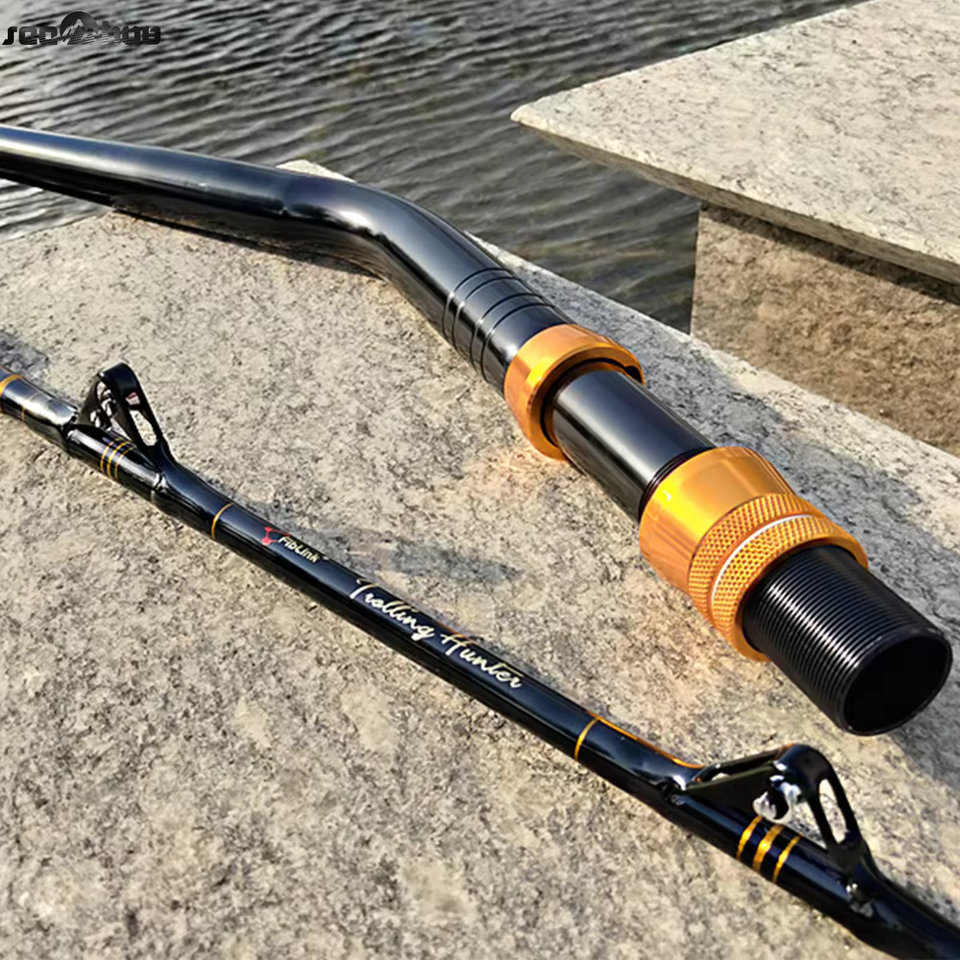 Big Game Fishing Rods Trolling Rod with Deep Sea Saltwater Roller ...