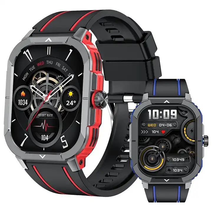 HK56 BT Call Large Capacity Battery Rugged NFC Smartwatch Outdoor ...