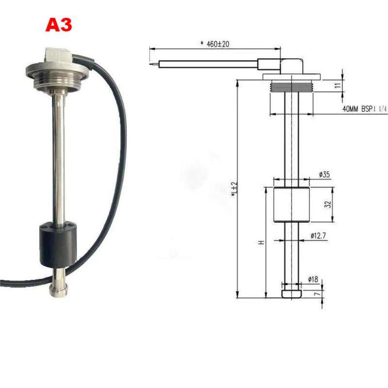 Water Level Control Diesel Level Measurement Fuel Float Switch ...