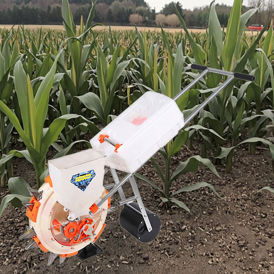 Manual Corn Seeder Hand Push Farm Planter with Gear Core Components ...