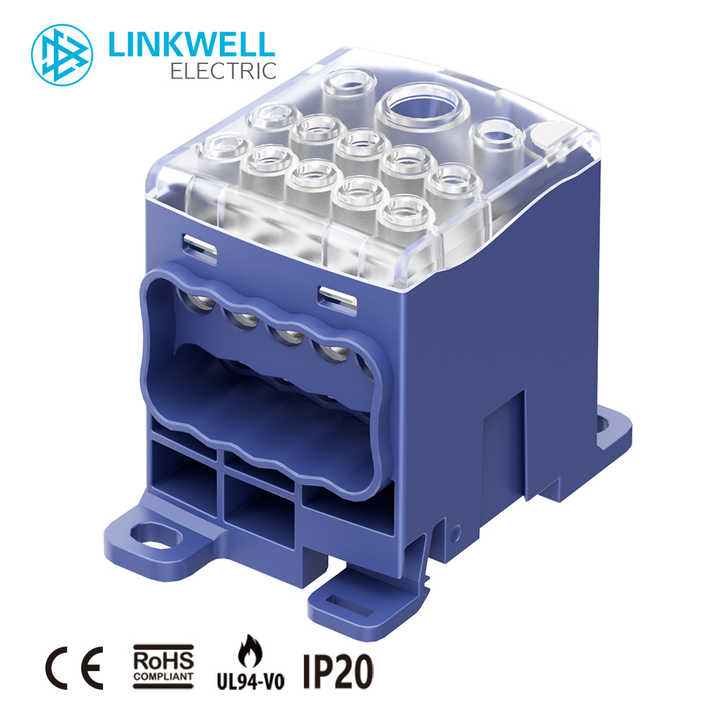 Linkwell 15A Terminal Block Connector High Ampacity Ultra-Thin Plug-In ...