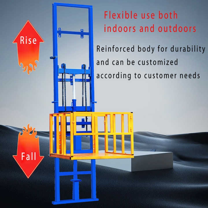 Professional Manufacturer Hydraulic Goods Lift Freight Elevator Dual ...