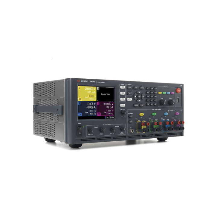 Keysight N6705C DC power analyzer has a measurement interval of 20 s to ...