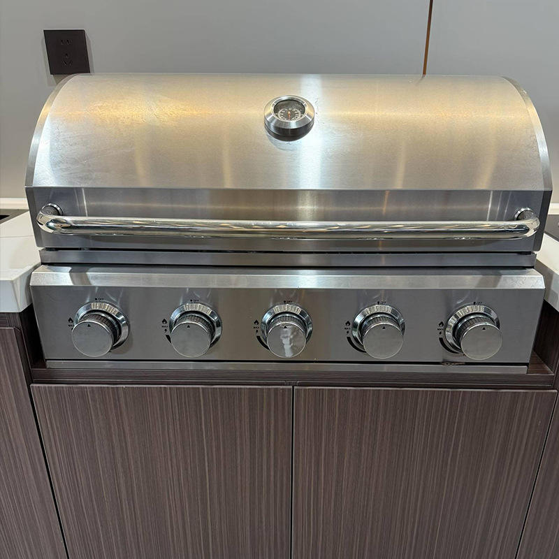 Electric Mobile Prefabricated Outdoor Kitchen Cabinet with Sink and ...